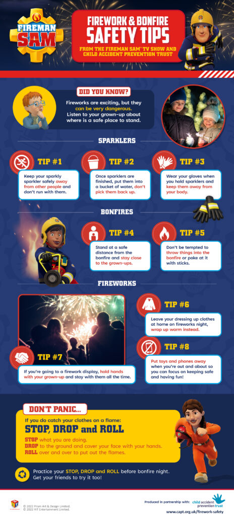 Cherubs Magazine | FIREMAN SAM – SAFETY TIPS FOR CHILDREN AHEAD OF BONFIRE NIGHT